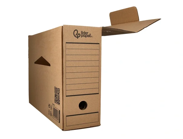 Caja archivo definitivo - Tamaño folio prolongado - cartón reciclado 325g/m2 - Lomo 116 mm kraft ...